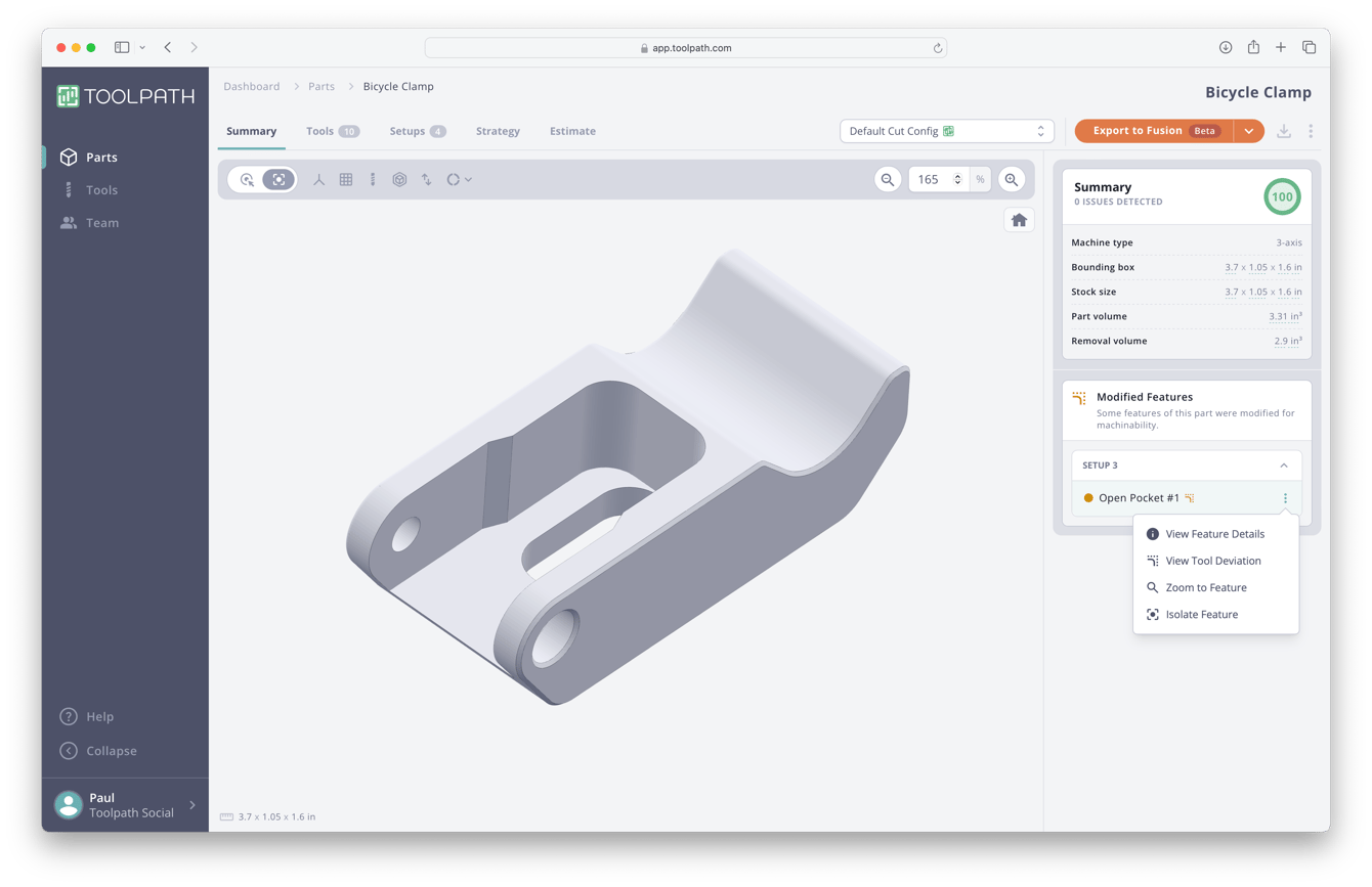 How to Zoom to, Isolate, and View Tool Deviation